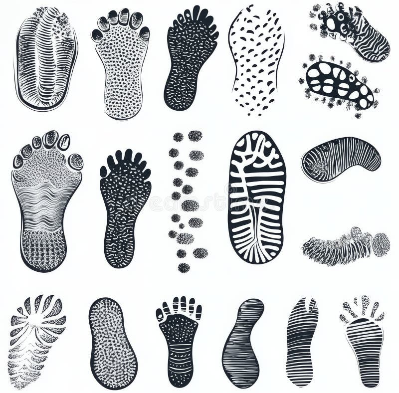 A Compilation of Modern Fingerprints, Footprints, and Additional Data ...