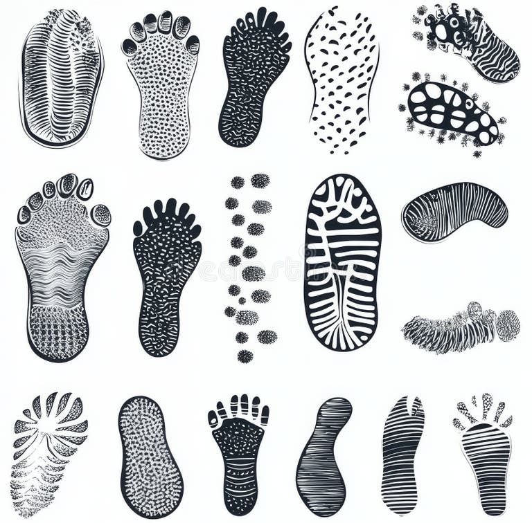 A Compilation of Modern Fingerprints, Footprints, and Additional Data ...