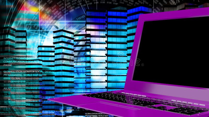 Technik-Computertechnologie Der Innovation Moderne Stockbild - Bild von industriell, internet ...