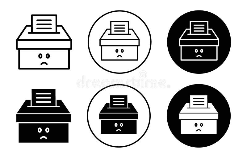 Complaint box icon stock vector. Illustration of sign - 325374192