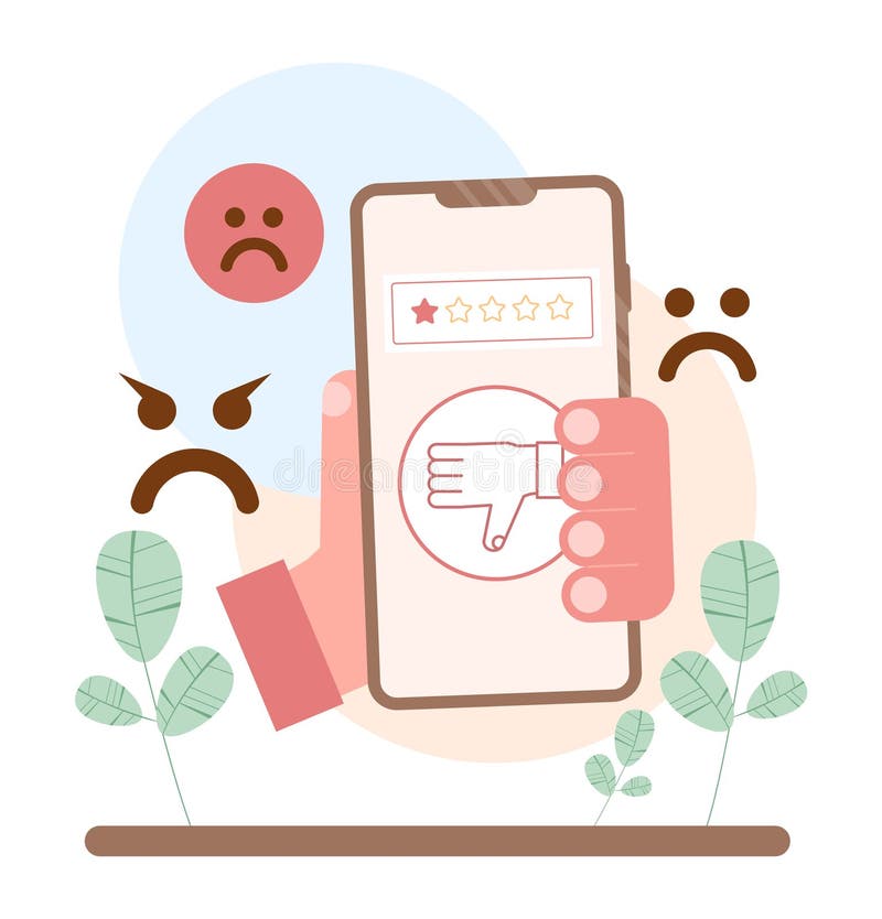 Complaint Concept. Dissatisfaction of Product or Service, Stock Vector ...