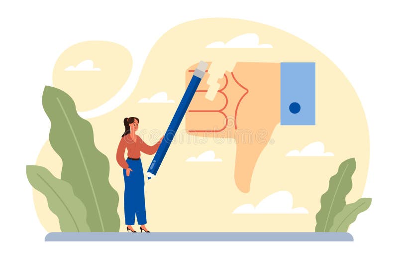 Complaint Concept. Dissatisfaction of Product or Service, Stock Vector ...