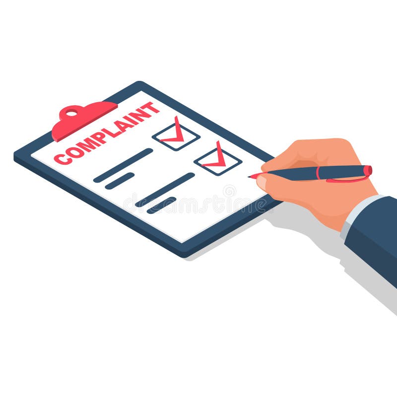 Complaint Form Stock Illustrations – 543 Complaint Form Stock ...