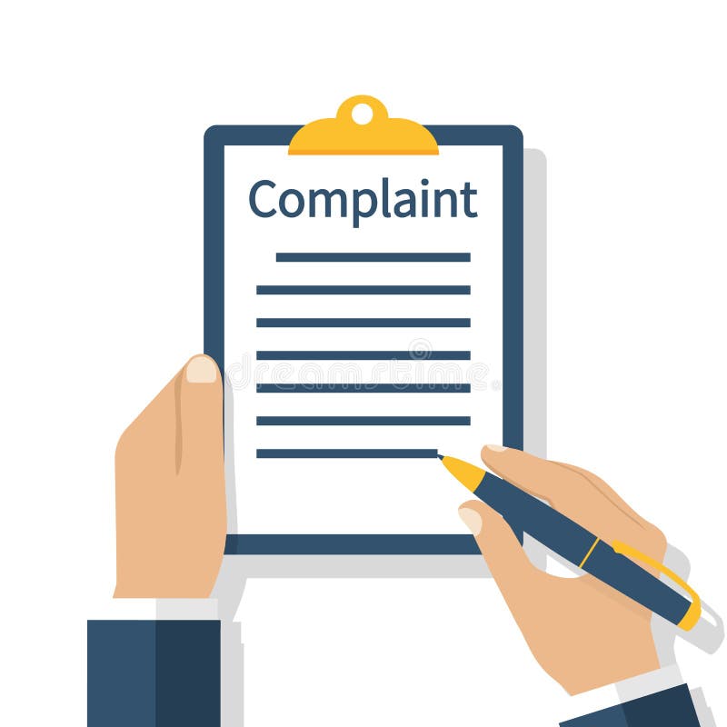 Complaint concept vector stock vector. Illustration of message - 97659509