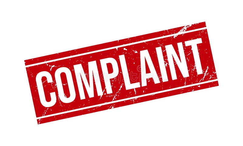 Complaint Rubber Grunge Stamp Seal Stock Vector Stock Vector ...