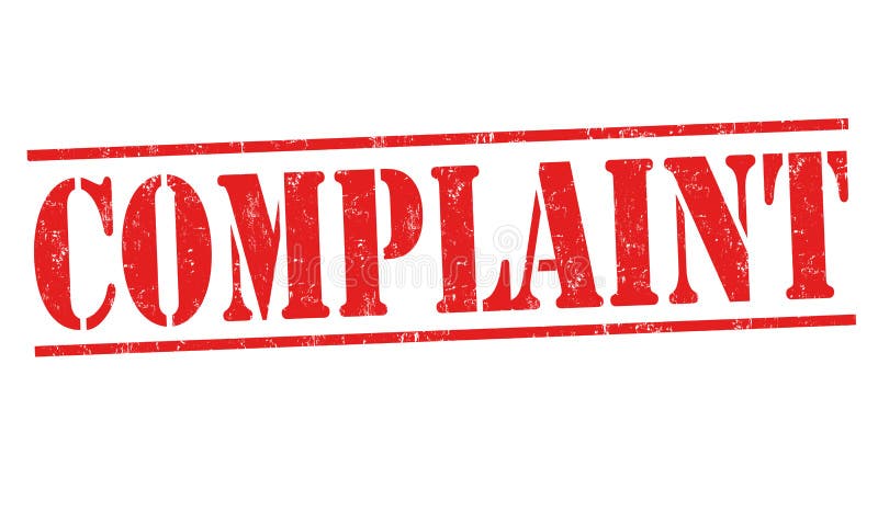 Complaint Button stock illustration. Illustration of press - 25356555