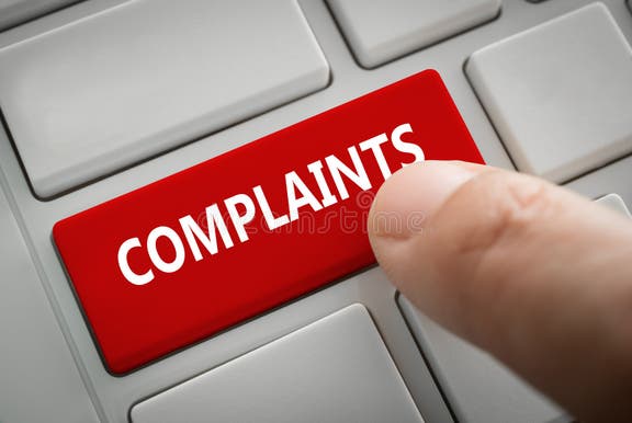 Complaints Button on Computer Keyboard Stock Photo - Image of enter ...