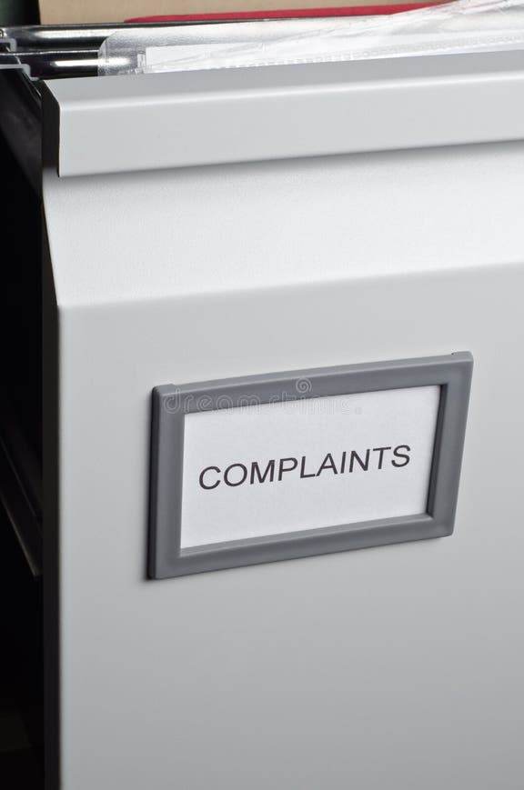 Complaints Files in Drawer stock image. Image of documented - 24483071