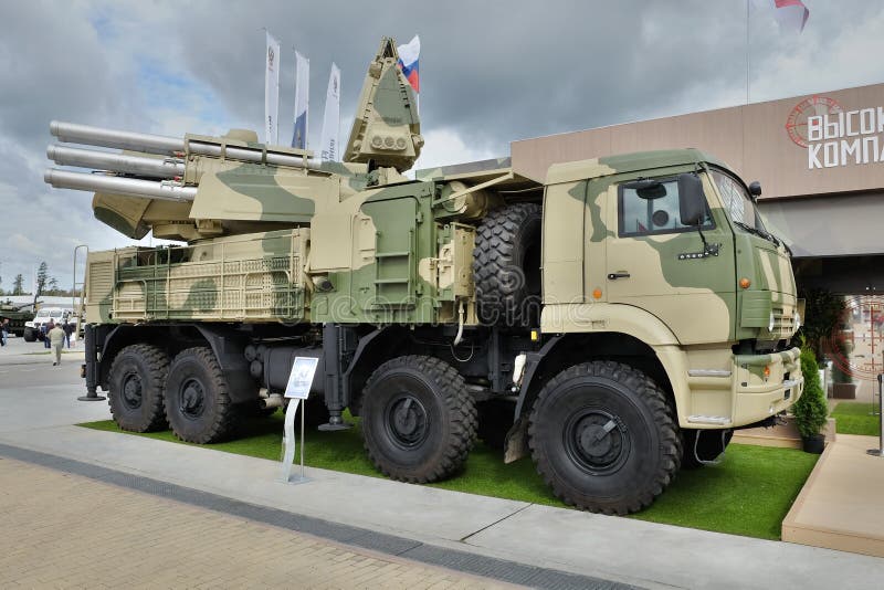 Pantsir-S1 foto de archivo editorial. Imagen de radar - 25879963