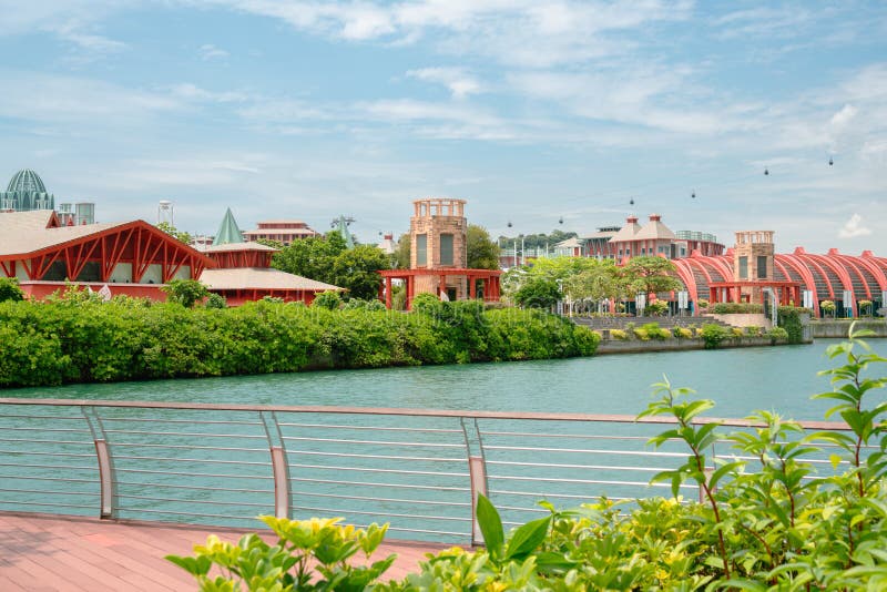 Complejo De La Isla De Sentosa En Singapur Fotografía editorial ...