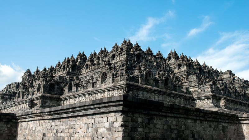 Complejo Del Templo De Borobudur En La Isla De Java En Indonesia Foto ...