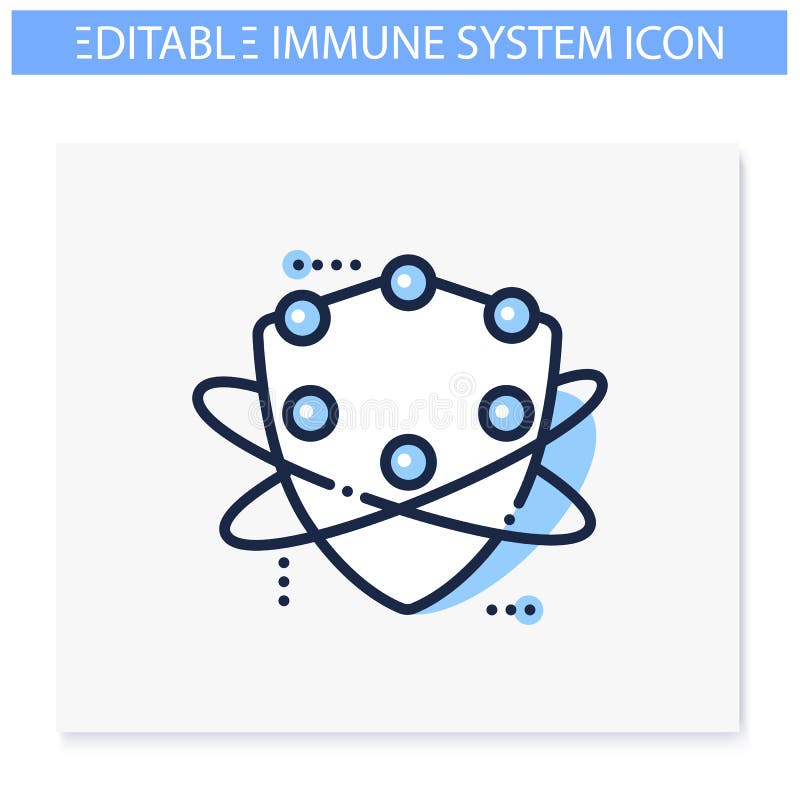 Complement System Line Icon Stock Vector - Illustration of disease ...