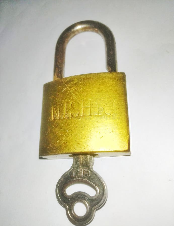 Complementary lock and key editorial photography. Image of ...