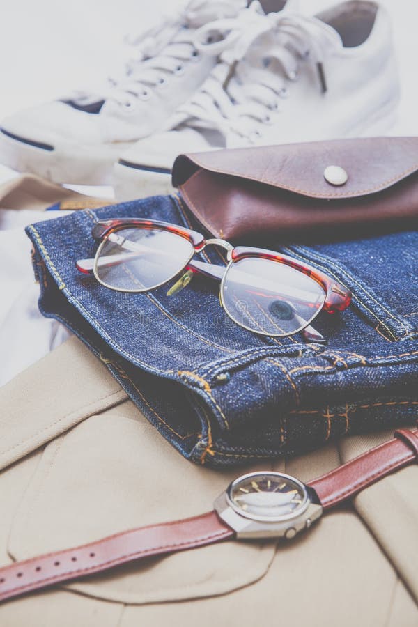 Complementos Del ` S Del Hombre Imagen de archivo - Imagen de manera ...