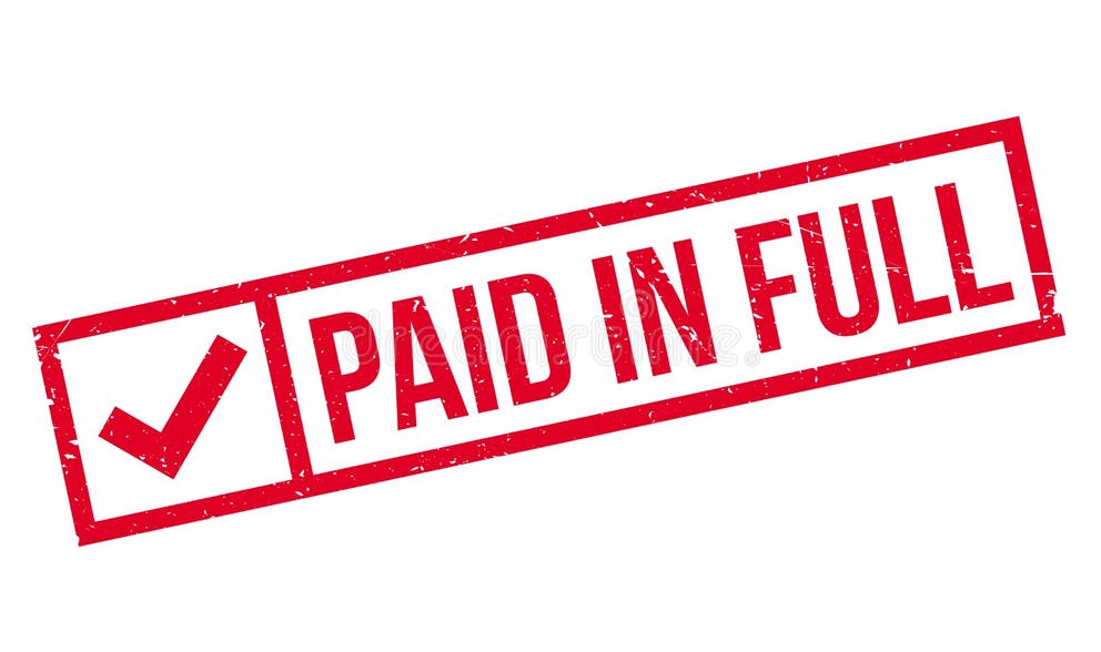 Timbro "Pagato" illustrazione di stock. Illustrazione di ricevuta ...