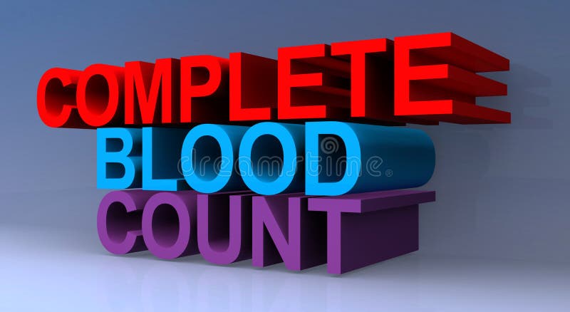 CBC - Complete Blood Count Acronym, Medical Concept Background Stock ...