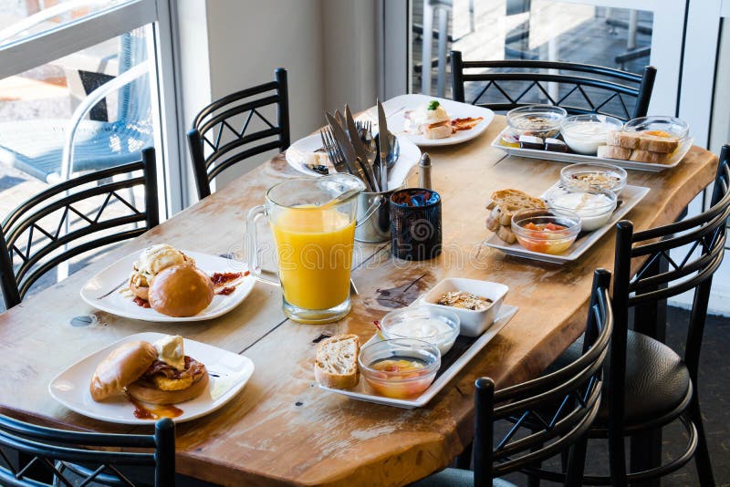 Complete Egg Breakfast (close Portrait View) Stock Image - Image of ...