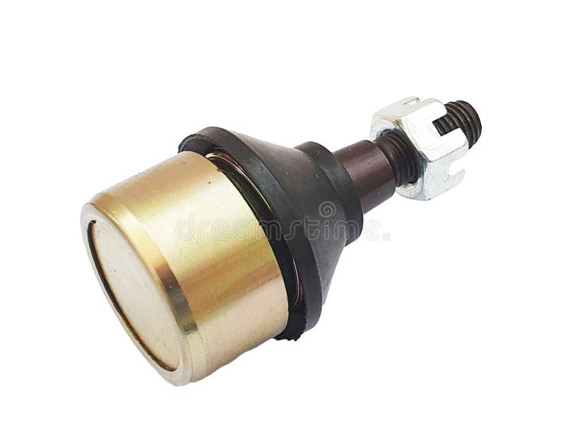 ATV Steering Knuckle Isolated on White, Side View Stock Image - Image ...