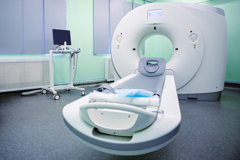 Complete CAT Scan System in a Hospital Environment Stock Photo - Image ...