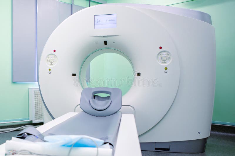 Complete CAT Scan System in a Hospital Environment Stock Image - Image ...