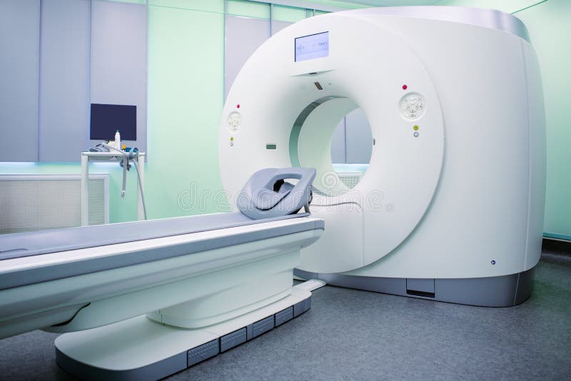 Complete CAT Scan System in a Hospital Environment Stock Photo - Image ...