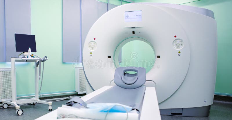 Complete CAT Scan System in a Hospital Environment Stock Photo - Image ...