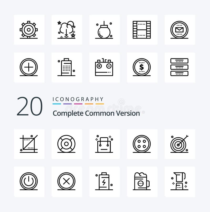 20 Complete Common Version Line Icon Pack Like Sewing Accessories Ui ...