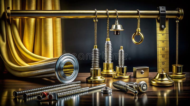 Complete Curtain Rod Installation Kit Essential Hardware Fasteners and ...