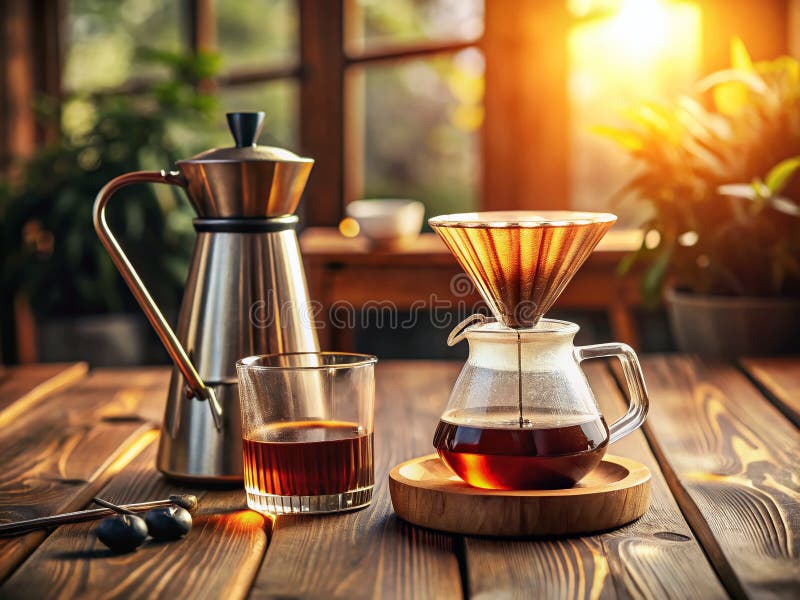 A Complete Drip Coffee Setup from Kettle To Ceramic Cup a Comprehensive ...