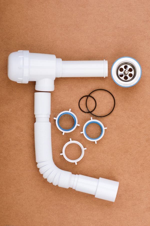 Complete Kit for Assembling a Sink Drain with Flexible Tube and ...