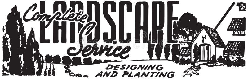 Complete Landscaping Service Stock Illustrations – 1 Complete ...