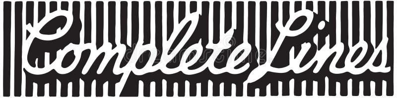 Complete Lines stock illustration. Illustration of lines - 141930939