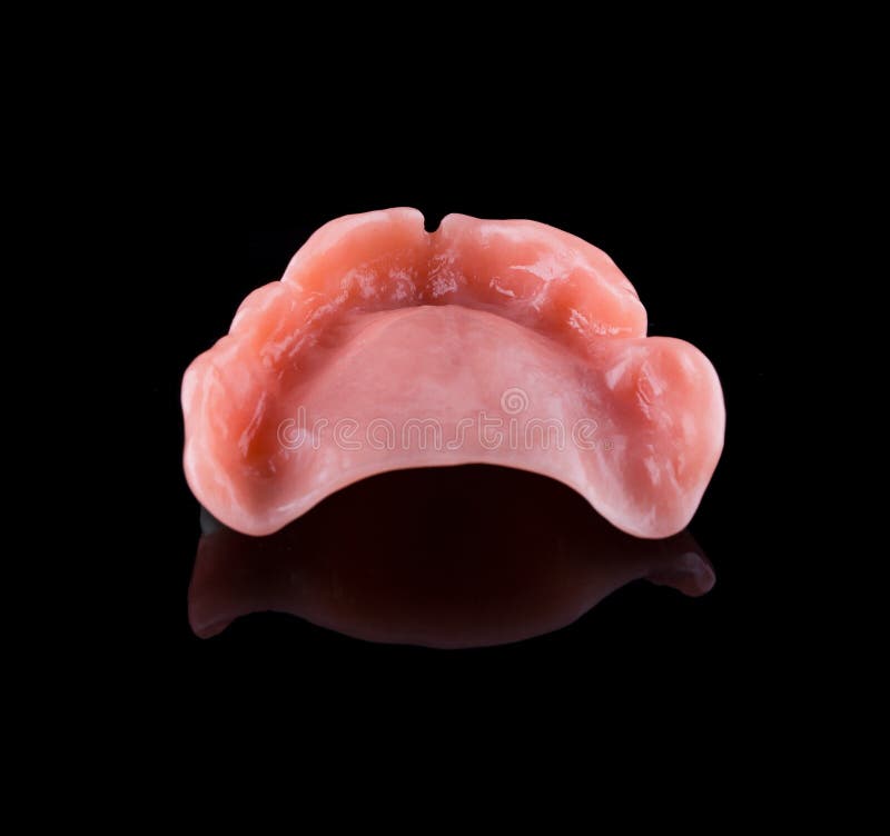Complete Maxillary Denture – Wax-Up And Gingival Contouring Stock Image ...