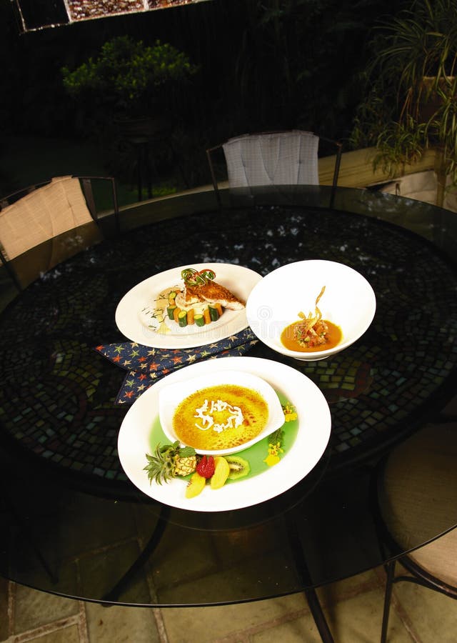 Complete menu 2 stock photo. Image of peach, fillet, restaurant - 1559956