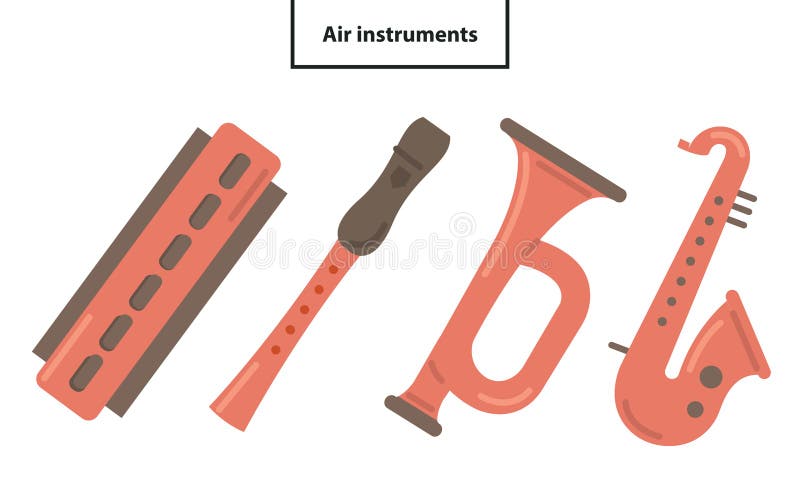 Complete Musical Instruments Icons. Vector Stock Vector - Illustration ...
