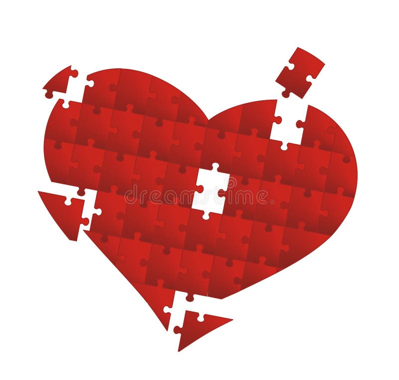 Complete My Heart stock vector. Illustration of infatuation - 19527052
