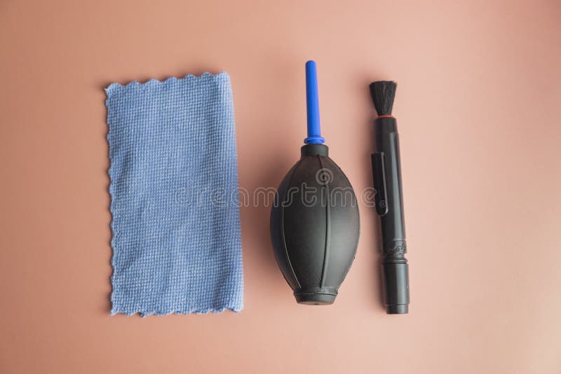 Complete Package of Camera Cleaning Tools, on Orange Mirrorless and ...