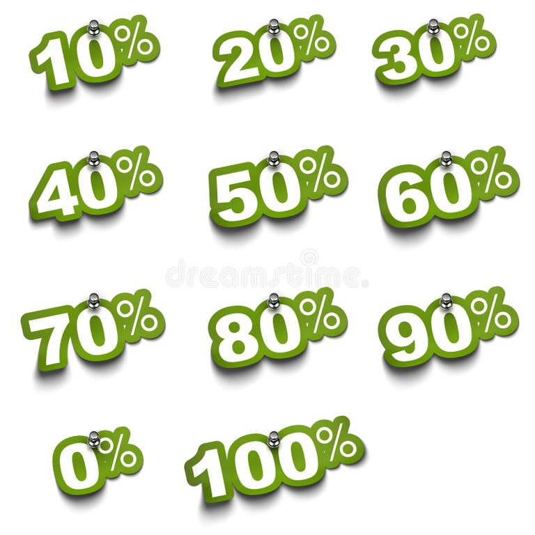 Complete Percent Sticker Stock Illustrations – 49 Complete Percent ...
