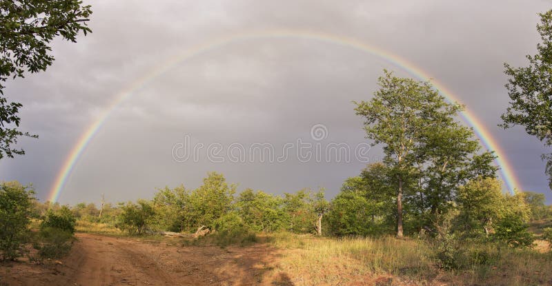 Complete Rainbow stock photo. Image of rainbow, mountain - 25020716