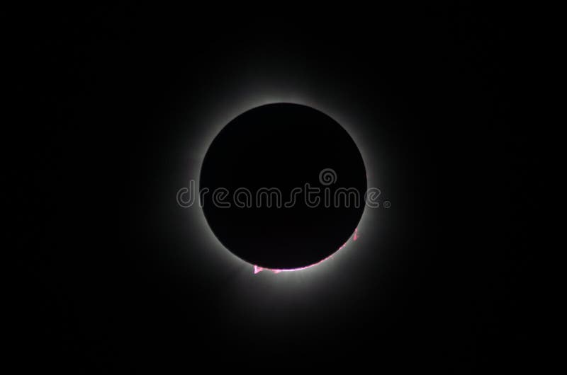 Solar Total Eclipse 2024 from Plattsburgh NY Stock Photo - Image of ...