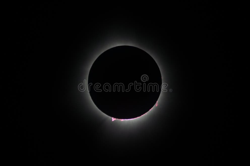 Solar Total Eclipse 2024 from Plattsburgh NY Stock Photo - Image of ...
