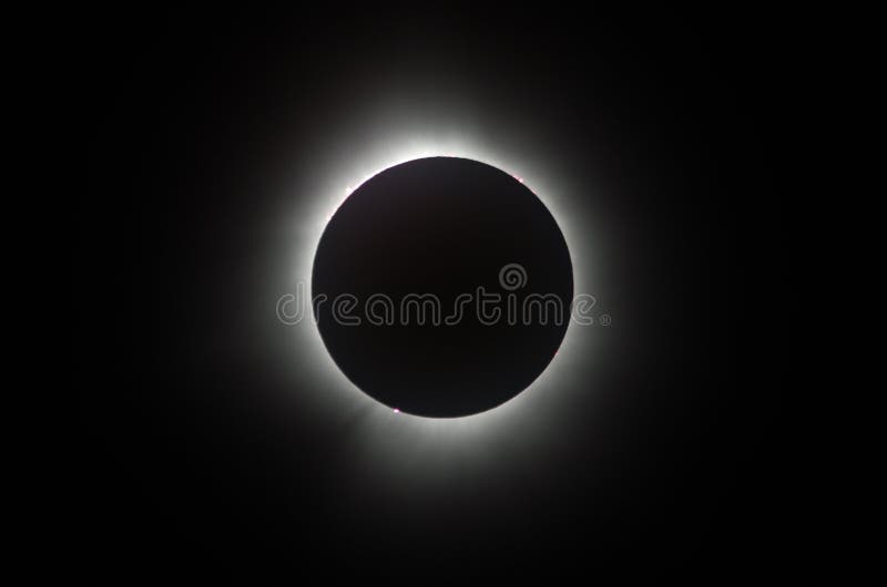 Solar Total Eclipse 2024 from Plattsburgh NY Stock Photo - Image of ...