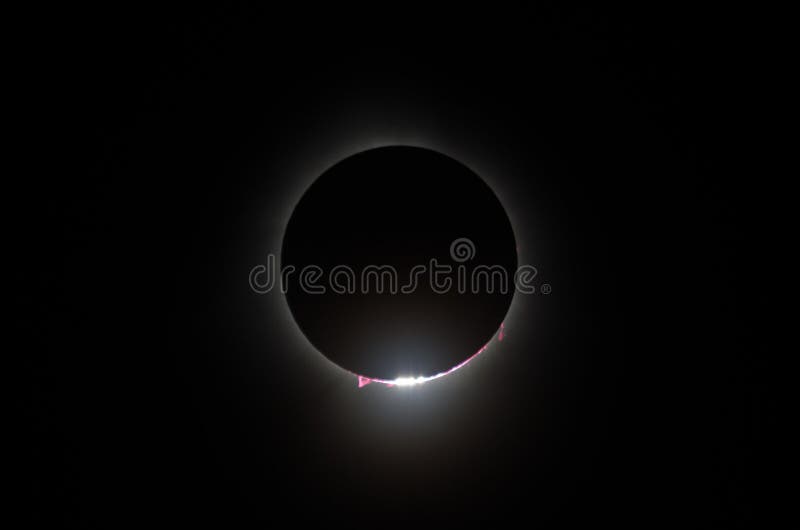 Solar Total Eclipse 2024 from Plattsburgh NY Stock Photo - Image of ...