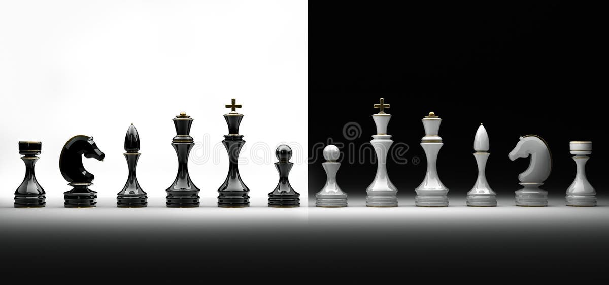 Complete Set Chess Pieces Stock Illustrations – 132 Complete Set Chess ...