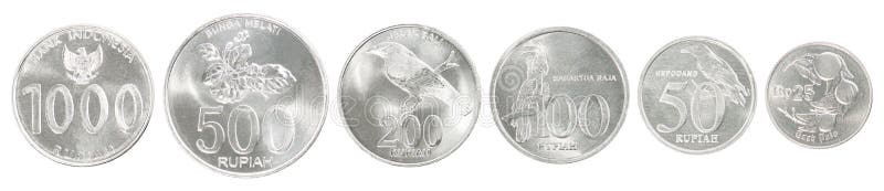 Indonesia coin set stock photo. Image of isolated, birds - 86982534