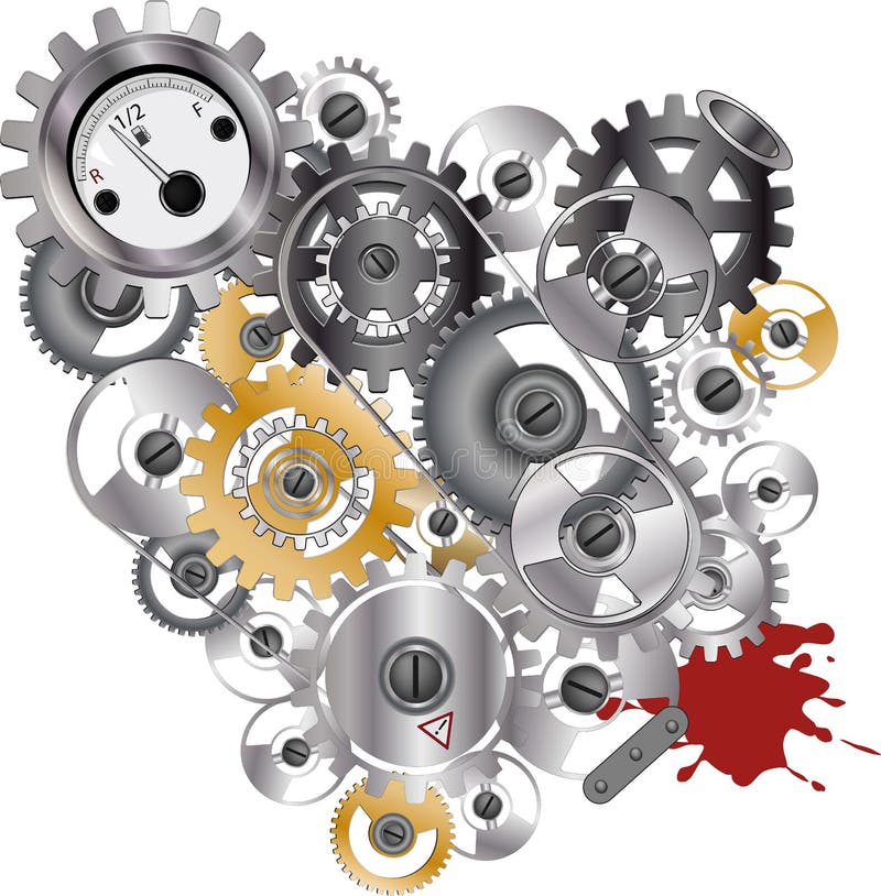 The Complete Set Mechanisms Stock Vector - Illustration of energy ...