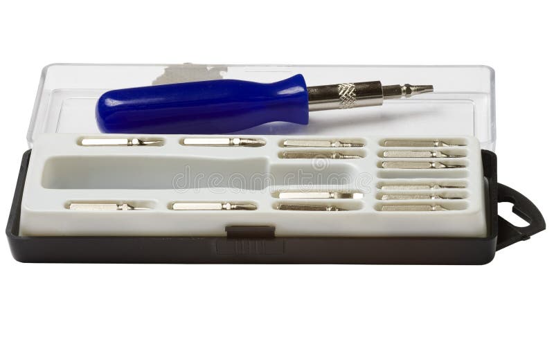 Complete Set of Screwdrivers Stock Photo - Image of screwdriver, driver ...