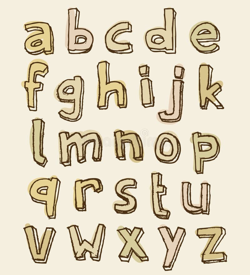 Completed alphabet