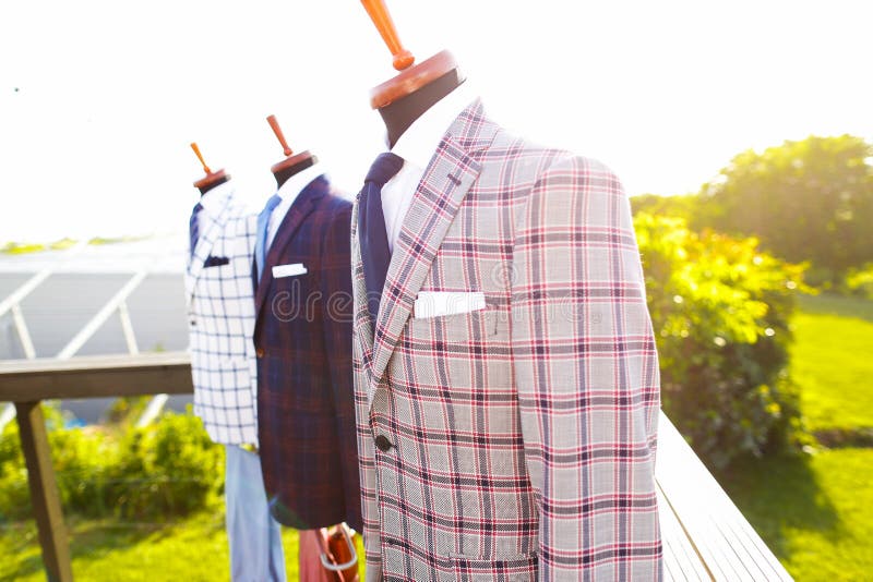 Complete suit sets for men stock photo. Image of jackets - 131045532