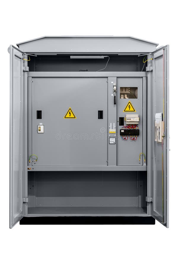 Complete Transformer Substation KTP Stock Photo - Image of grey, doors ...